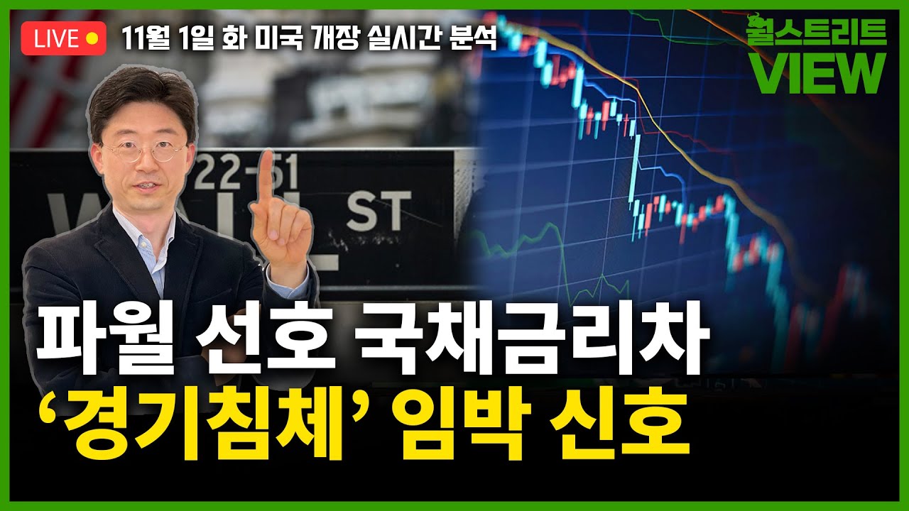 Live 파월이 주목하는 3 18개월 국채금리차 역전 임박 실적 대박에도 못 웃는 에너지주 머스크의 굴욕 트위터 신용