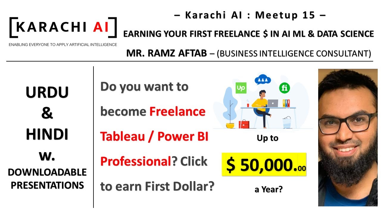 Karachi AI : Meetup 15 - EARNING FREELANCE BUSINESS INTELLIGENCE ...