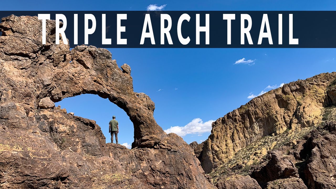 Triple Arch Trail - Goldfield Mountains - Tonto National Forest - YouTube