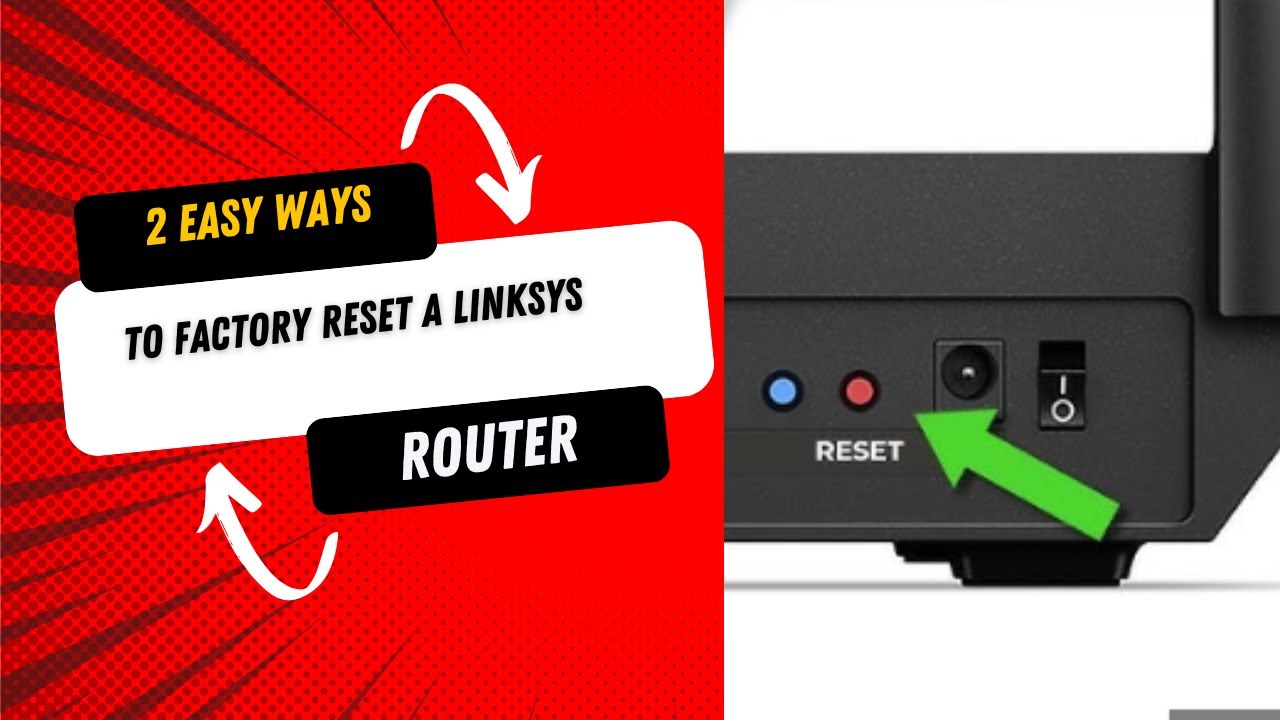 2 Easy Ways to Factory Reset a Linksys Router - YouTube