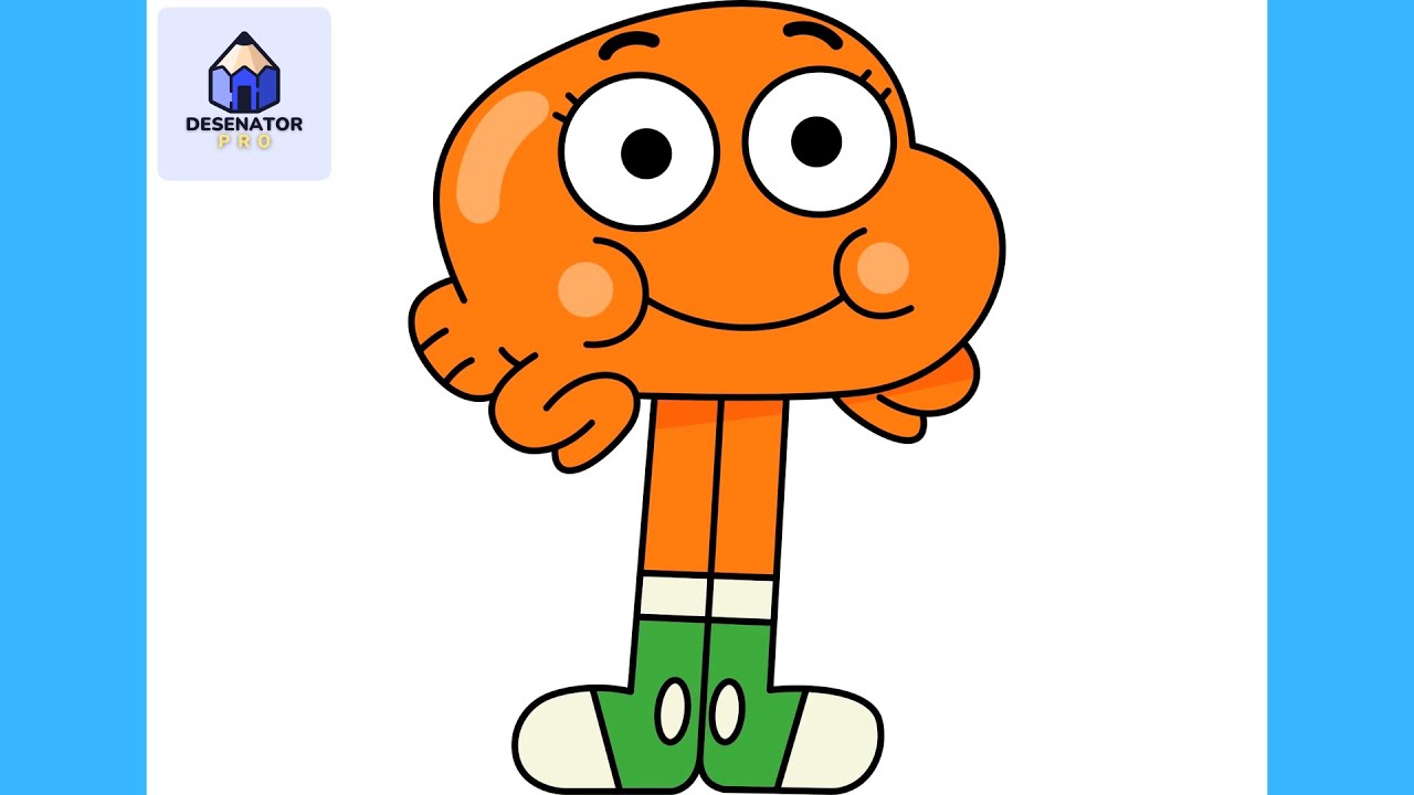 Cum Să Îl Desenezi Pe Darwin Watterson Din GUMBALL ( | Usor Pas cu Pas ...