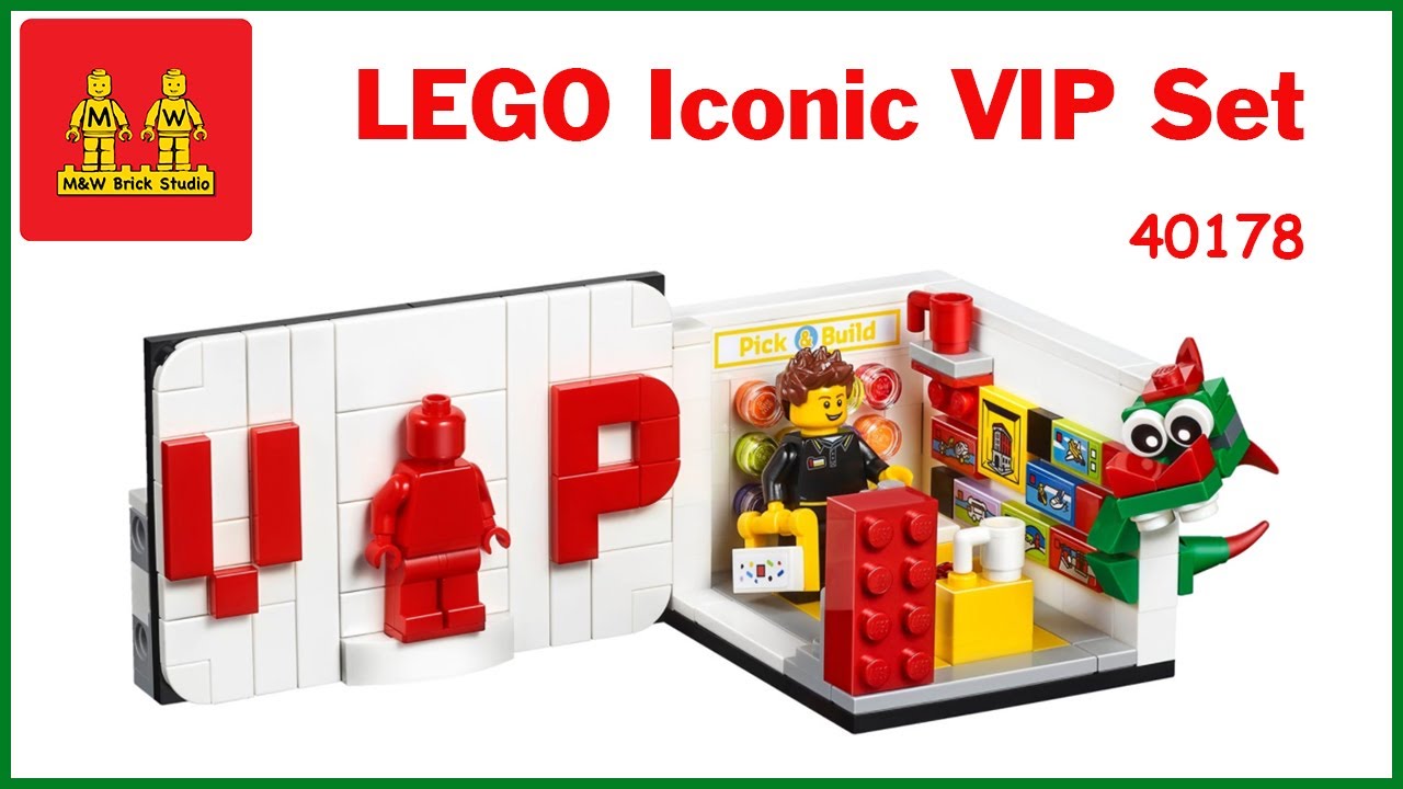 LEGO 40178 Iconic VIP Set Speed Build[M&W Polybag EP3] - YouTube