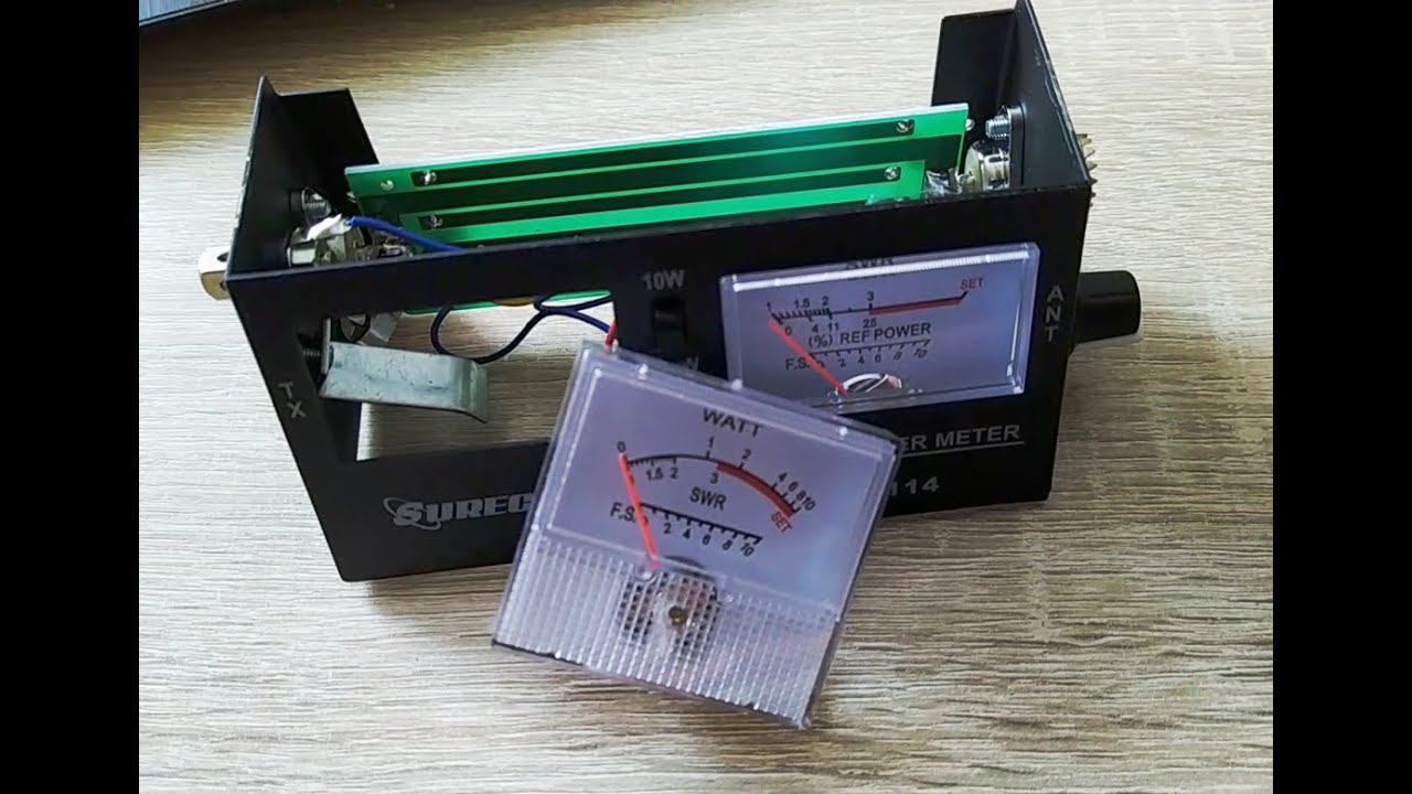 Ремонт Surecom SW114 / SWR and Power Meter - YouTube