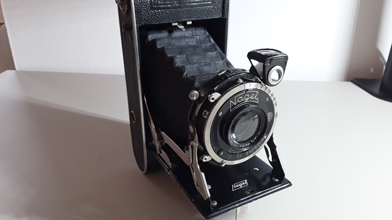 Nagel - Vollenda 70/1 Ersnt Wetzlar Elmar 105mm 4,5 - Folding camera ...
