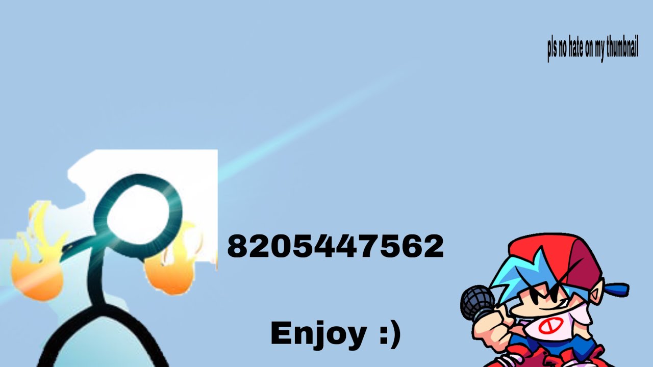 FNF VS ANIMATION VICTIM ROBLOX ID CODE - YouTube