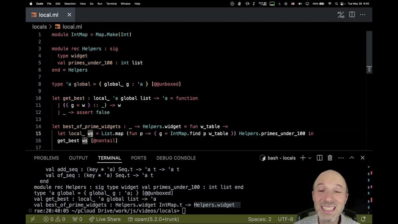 Programming with OCaml's Local Mode | OCaml Unboxed - YouTube