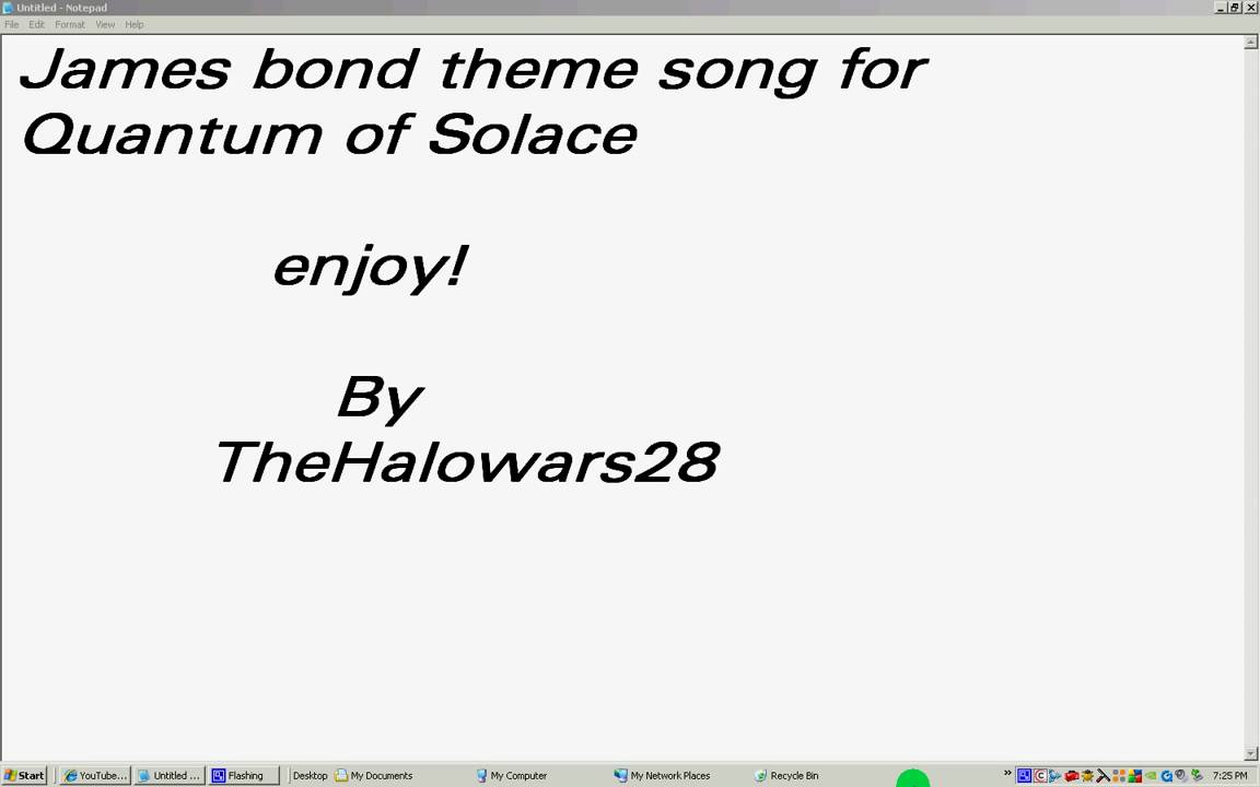 007 Quantum of Solace - Theme song - YouTube