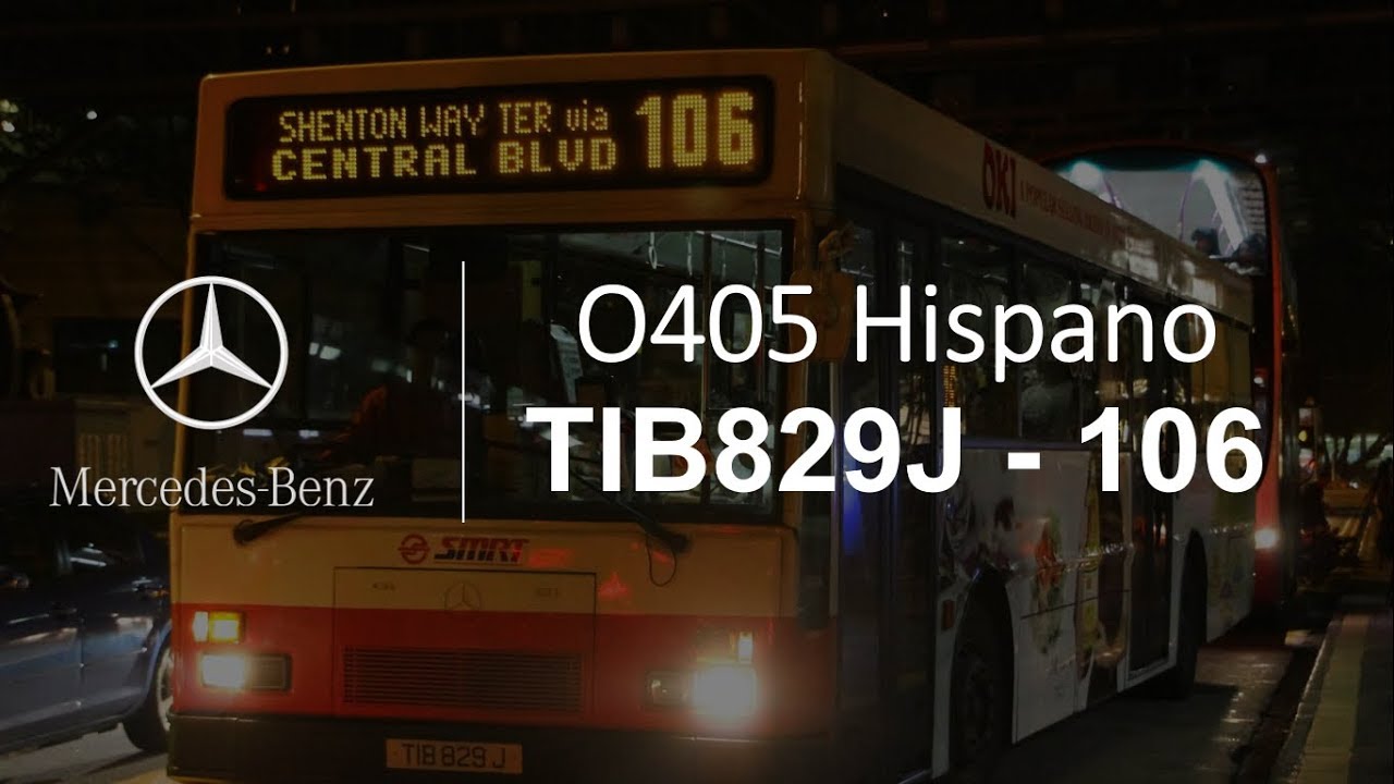 [SMRT Buses] Mercedes-Benz O405 on Service 106 - YouTube