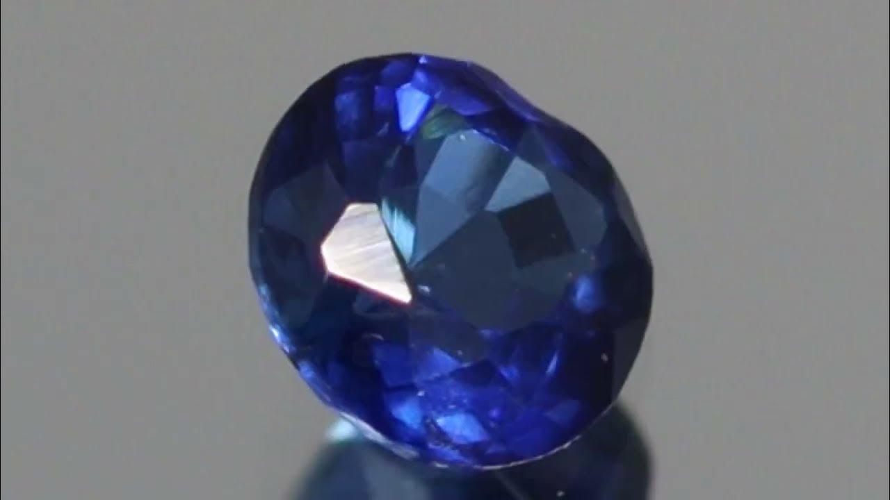 0 082ctカシミールサファイア（非加熱） - YouTube