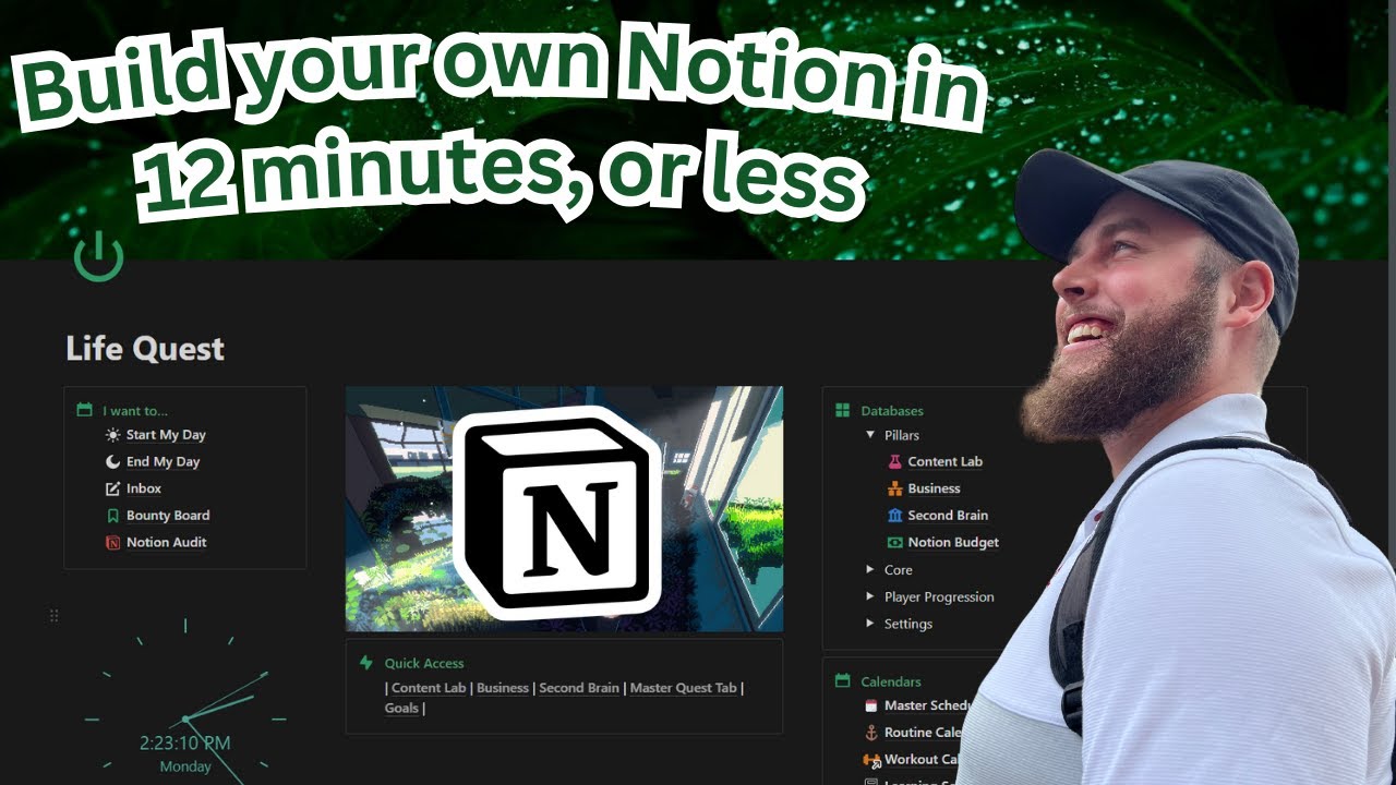 Create your own Notion Dashboard *easily* | + free template - YouTube
