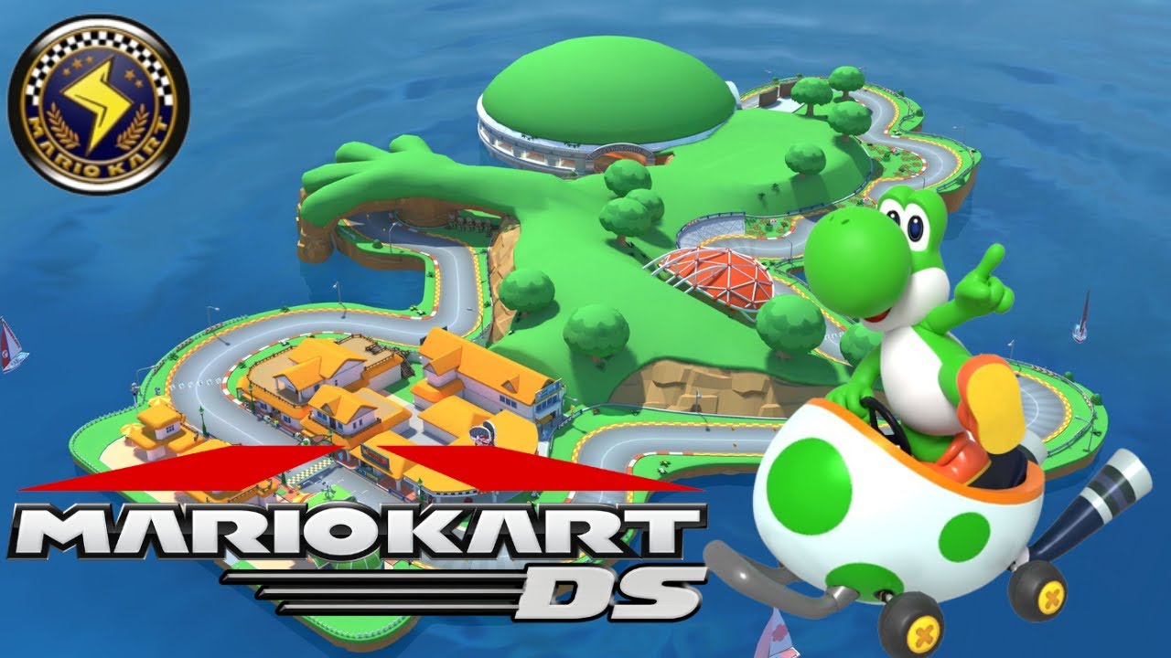 el CIRCUITO de YOSHI(yoshi circuit) - mario kart ds copa centella - YouTube