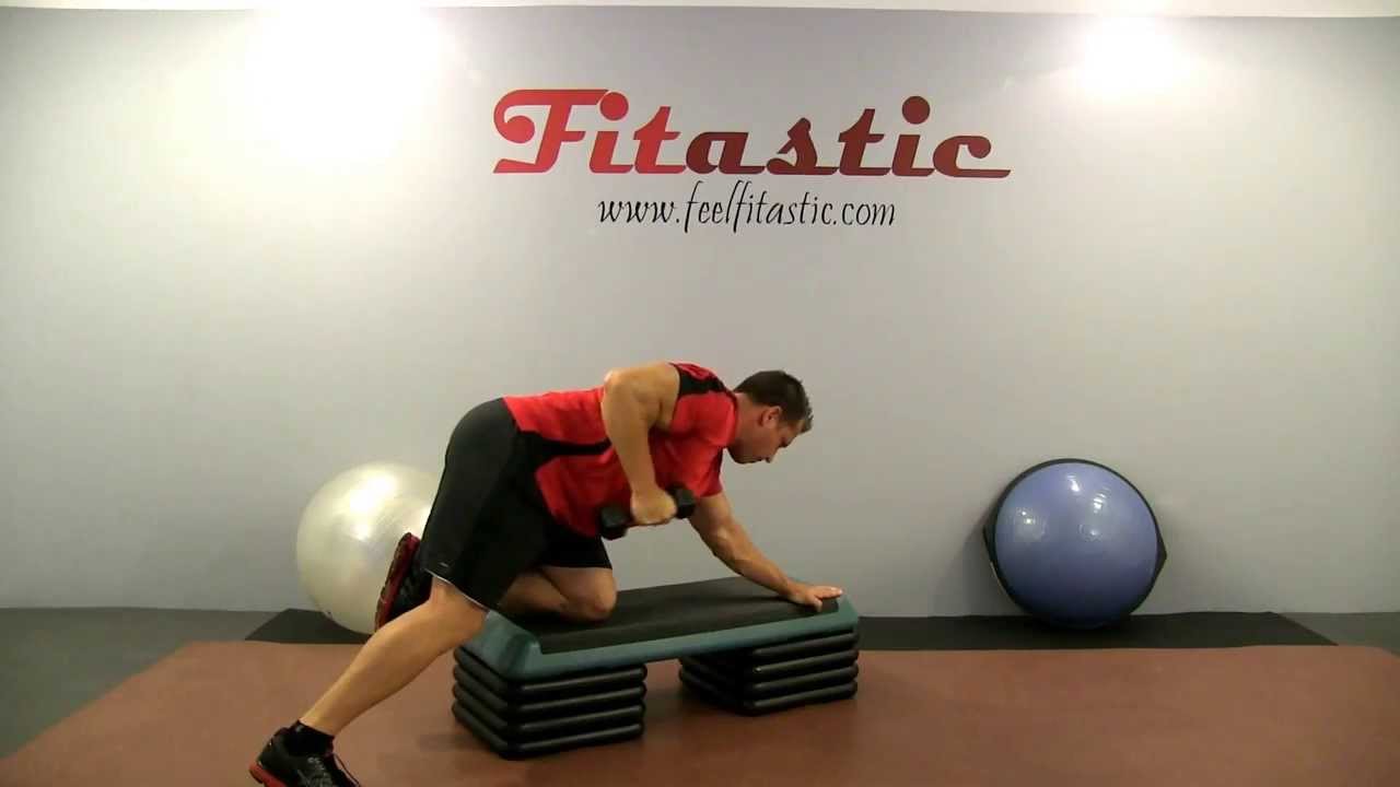 Single Arm Dumbbell Tricep Kickback - YouTube
