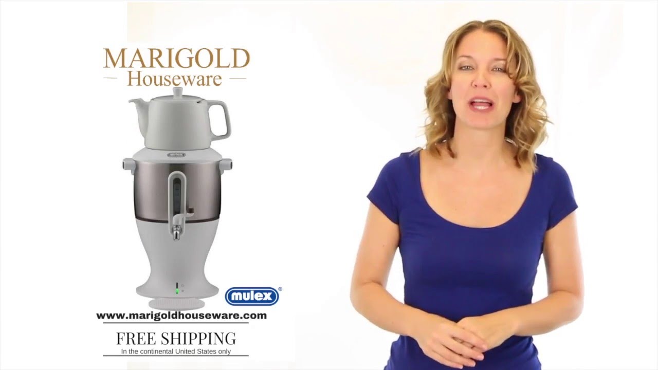 Shop Persian Electric Samovar By Mulex Germany - YouTube