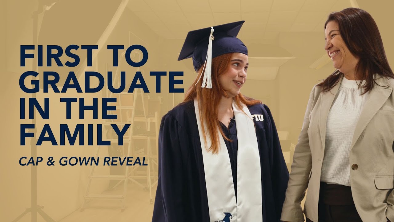 First Generation Graduates Cap & Gown Reveal - YouTube
