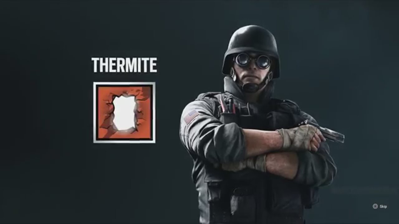 Thermite - Operator Video | Rainbow Six Siege - YouTube