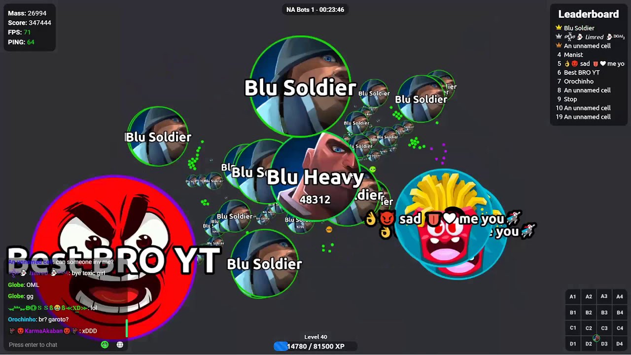 Germs.io | Custom duo skins is cool and boosts my performance by 30% ...