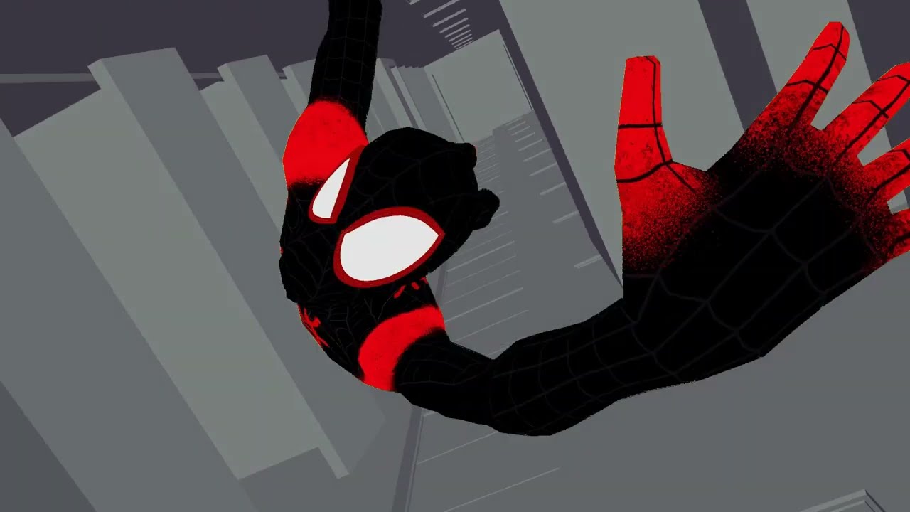 I use this animation to join the Spiderverse AnimChallenge - YouTube