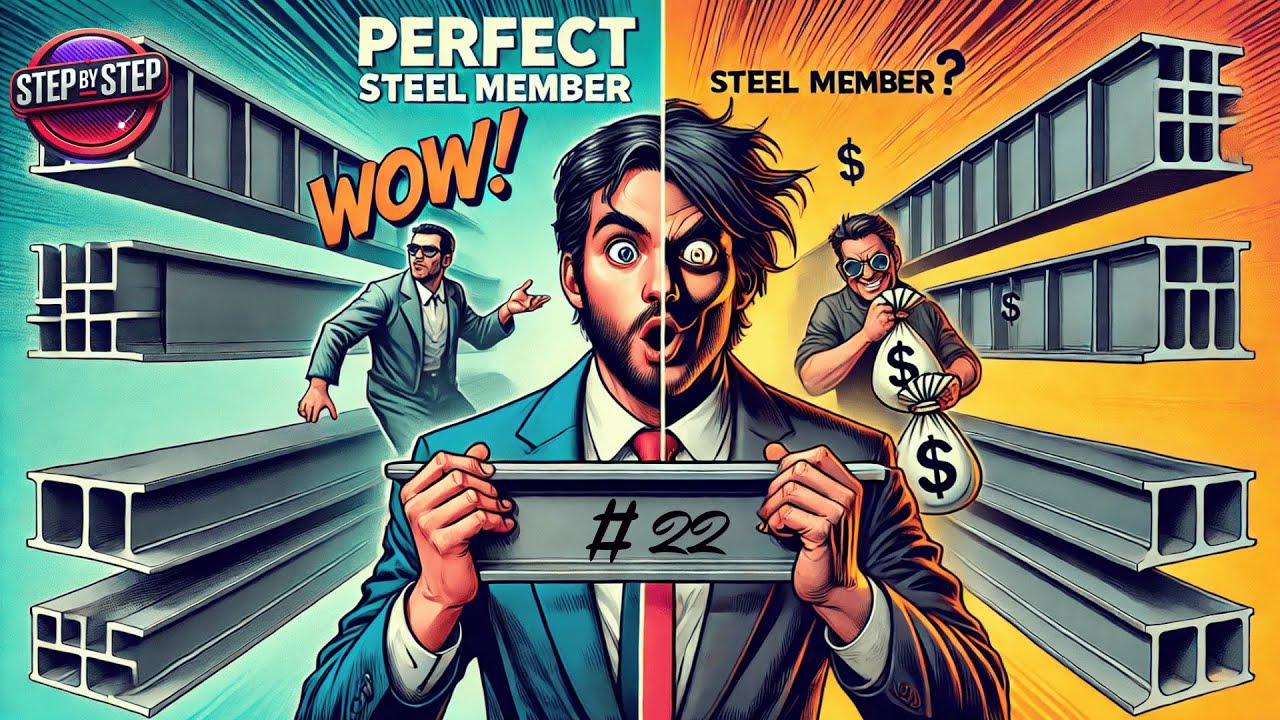 How to Select Perfect Steel Member || Using Section Modulus || Steel ...