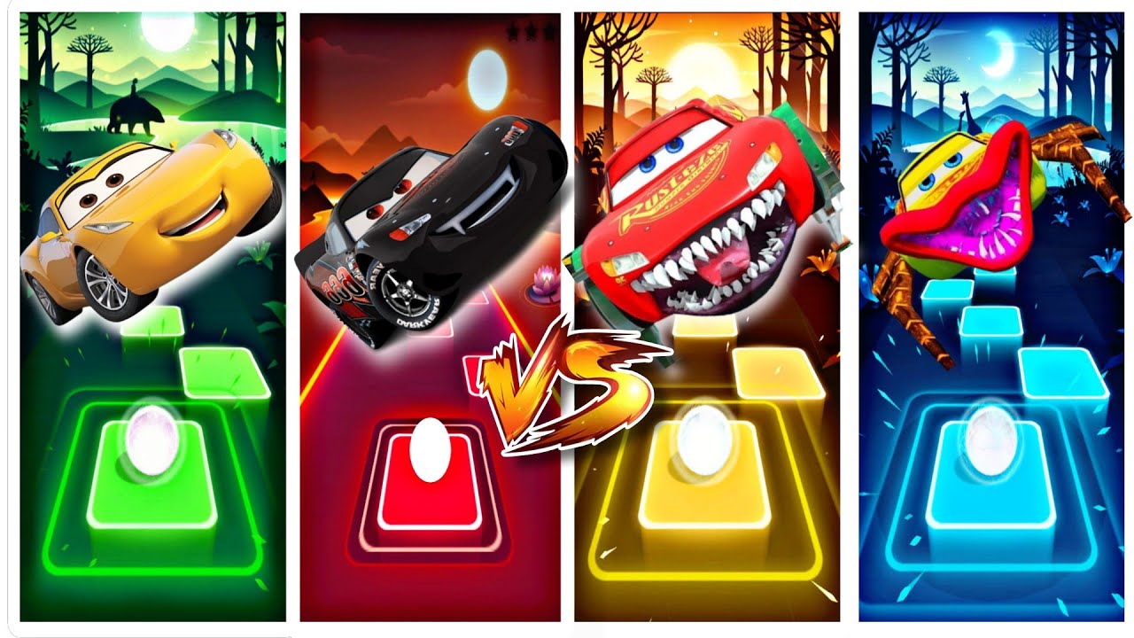 Cars 3 Mater Vs Evil McQueen Vs Ramirez zombiVs McQueen Spiderman - YouTube