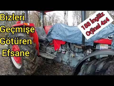 Massey ferguson 188 Efsane Traktör Orjinal 4X4 / Eskiden Bu Traktör İle çok Anılarımız Oldu