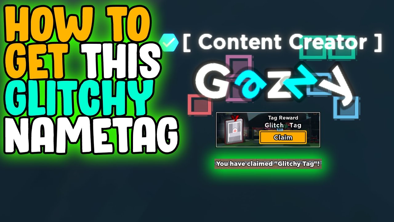 HOW TO GET GLITCHY NAMETAG | Tower Defense Simulator | ROBLOX - YouTube