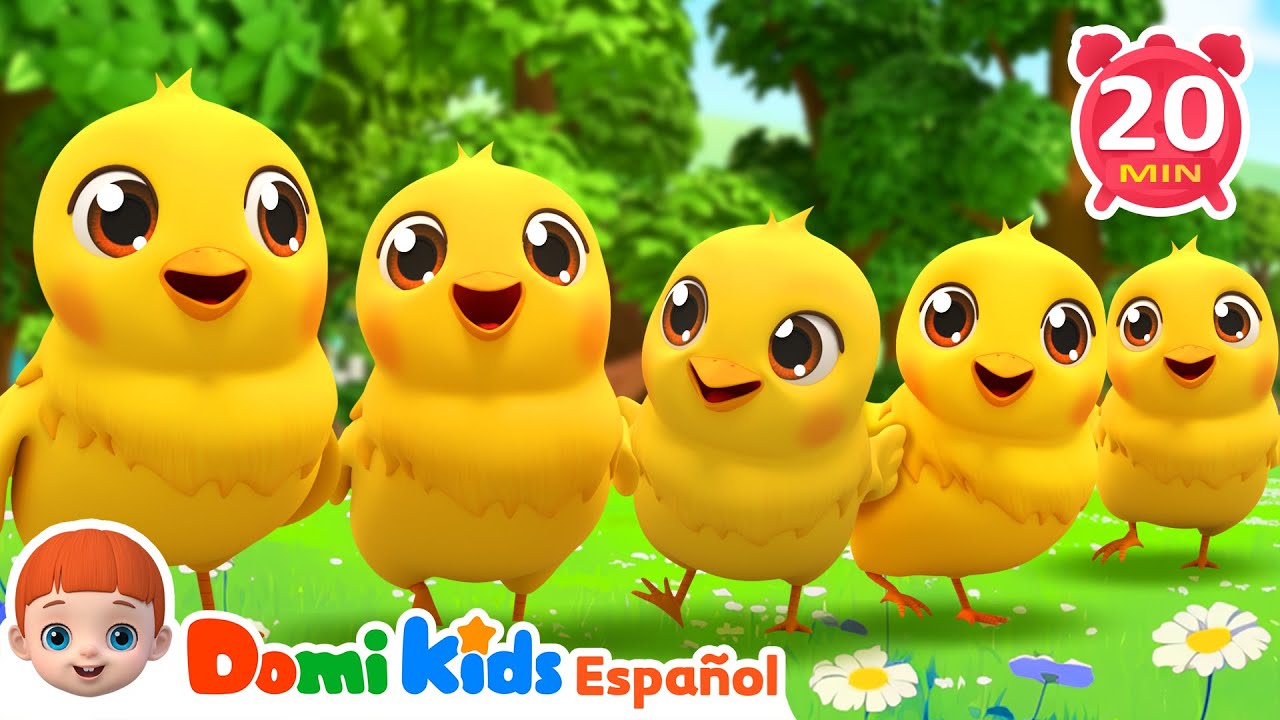 Cinco Pollitos🐤| Más Canciones De Animales | Canciones Infantiles ...