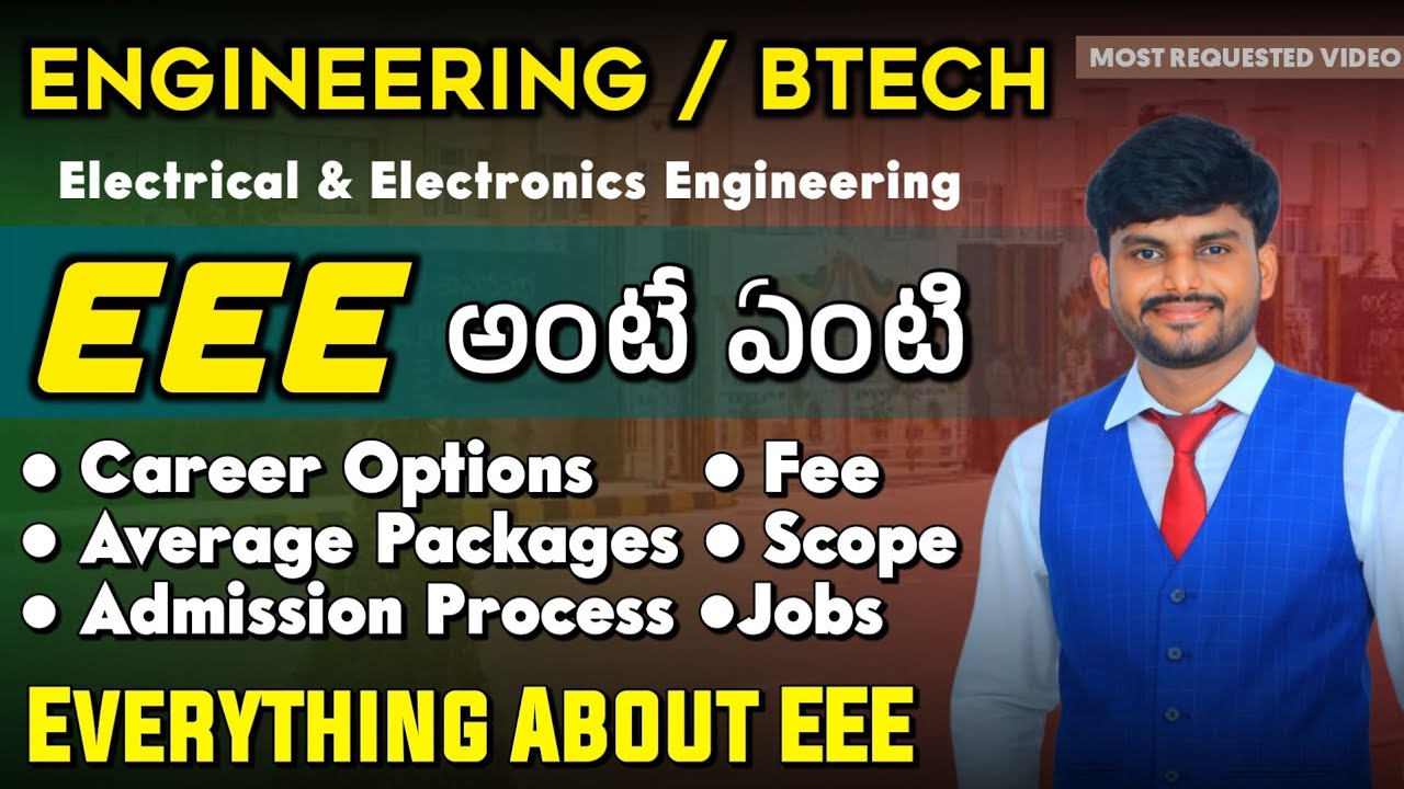 Btech EEE Course Details In Telugu | Electrical & Electronics ...
