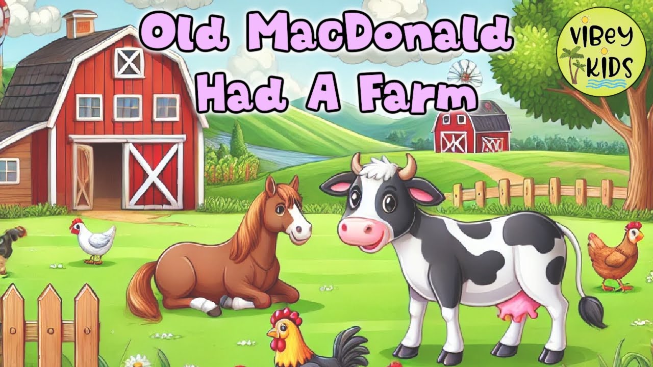 Old Macdonald Had A Farm |Sing & Dance Along | Nursery Rhymes & Kids ...
