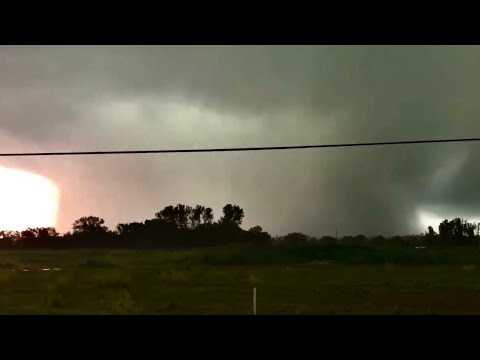 Rain-Wrapped EF4 Tornado in Lawrence, KS 5/28/19 - YouTube