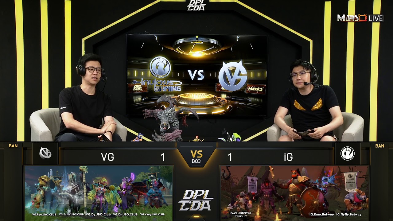 DPL CDA S2 Main Event Day 9 Match 1 iG VS VG Game 3 - YouTube