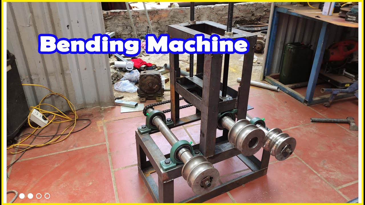 Homemade iron bending machine p2 #cartech #bendingmachine - YouTube