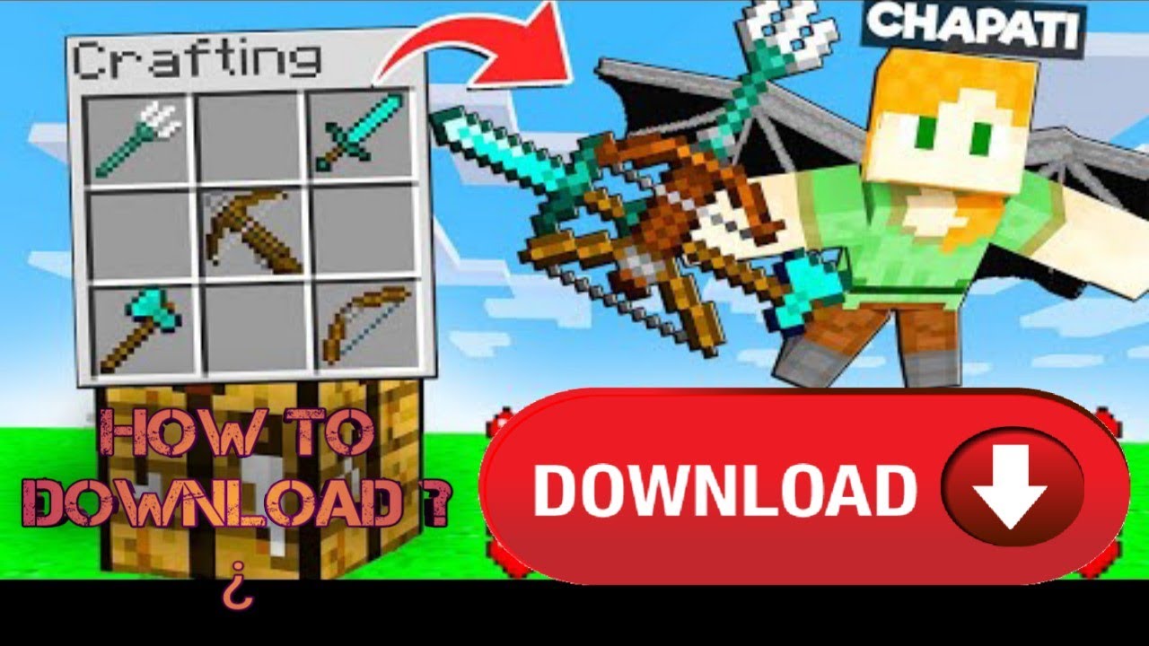 Epic weapon in Minecraft 🔥 🔥|| How to make epic weapon || Minecraft ...