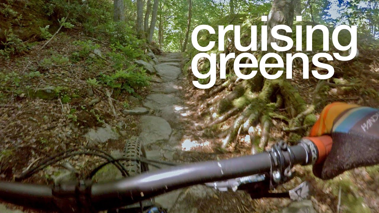 This is a green trail? // Mountain Biking the Trails at Jakes Rocks in ...