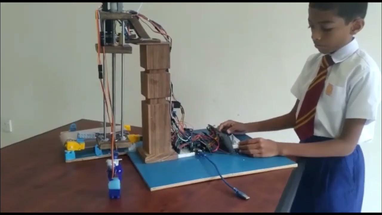 Arduino based robot arm - YouTube