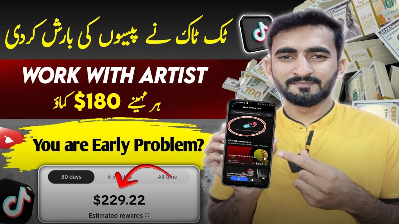 Tiktok Work With Artists Earning in Pakistan | Tiktok Creativity ...
