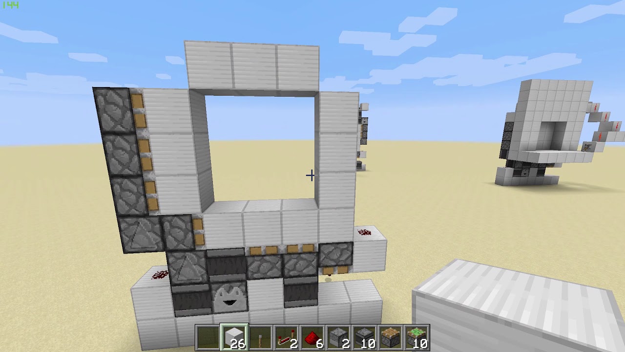 SUPER EASY COMPACT 3X3 DOOR (MINECRAFT 1.15 TUTORIAL) - YouTube