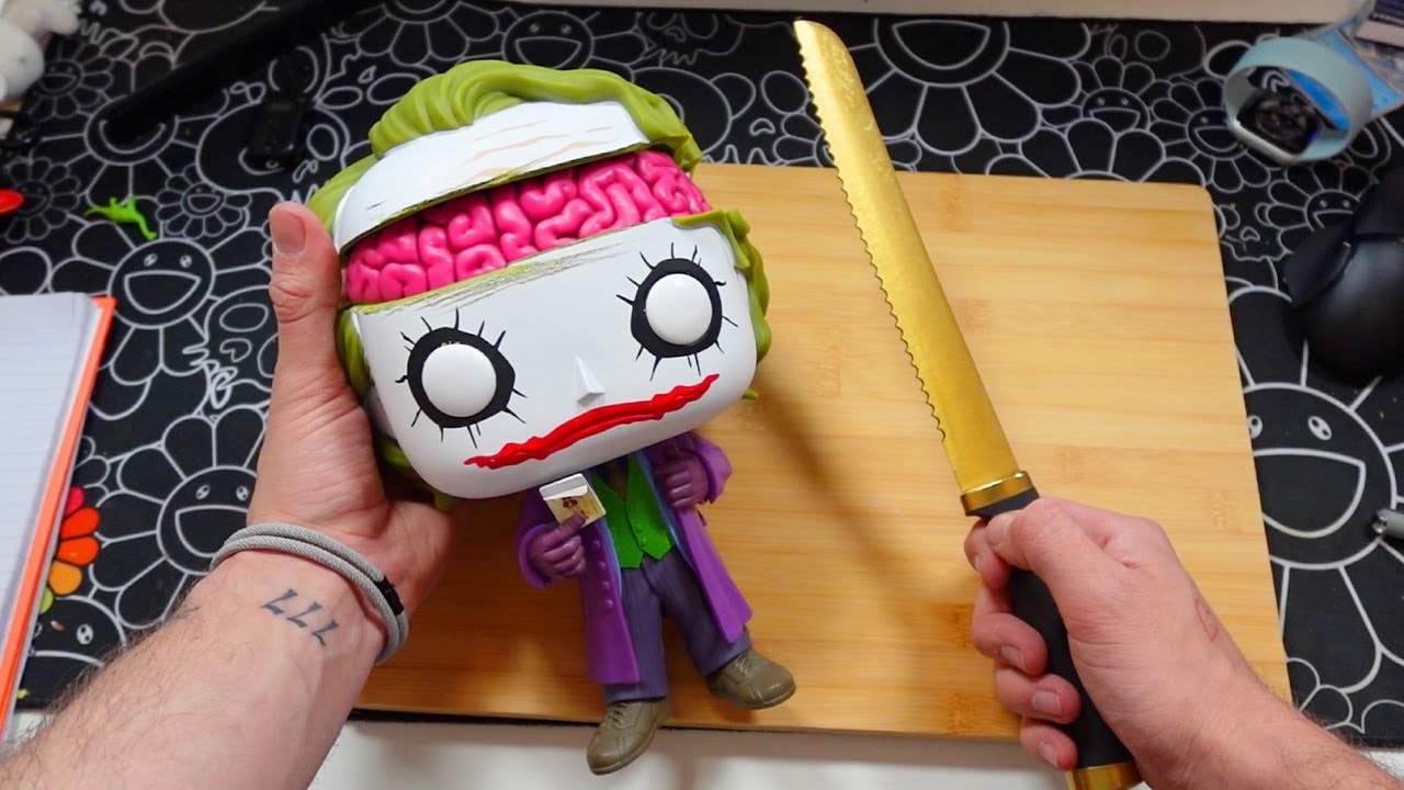 Secret Brain inside The Joker Funkopop (What's inside?) - YouTube