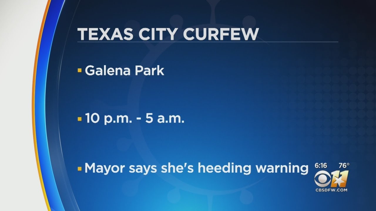 Texas Mayor Issues Curfew In Response To COVID-19 Surge - YouTube