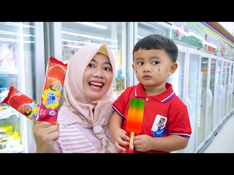 NANGIS KEJER ES KRIM MELELEH 🥵 AZAM BELI ES KRIM JUMBO