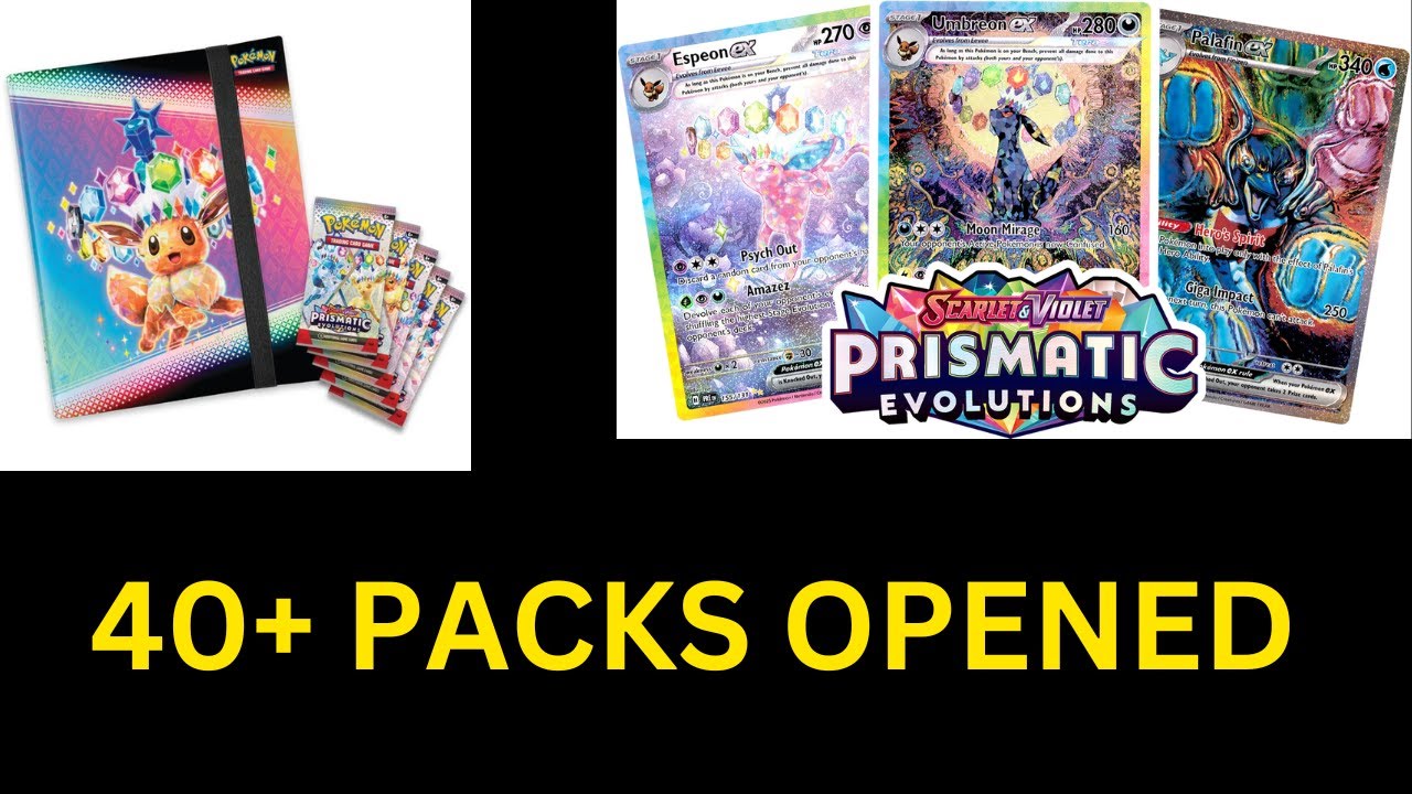 40+ Packs of Prismatic Evolutions - Let The Pain Commence - YouTube