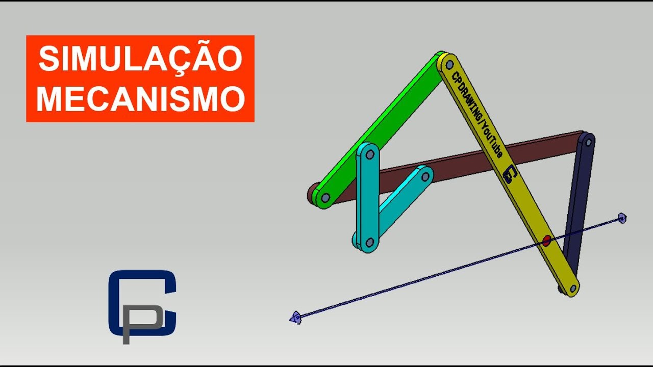 SIMULAÇÃO DE MECANISMOS MECANICOS SIMPLES #58 - MECANISMO GERADOR DE ...