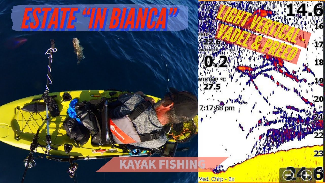 ESTATE in BIANCA! Kayak Fishing & light vertical fishing - DAIWA VADEL ...