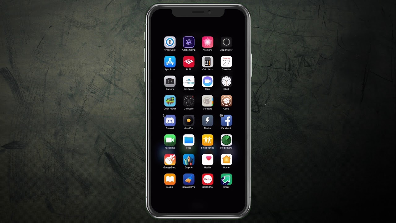 Quick iOS 11 home screen created with mySB - YouTube