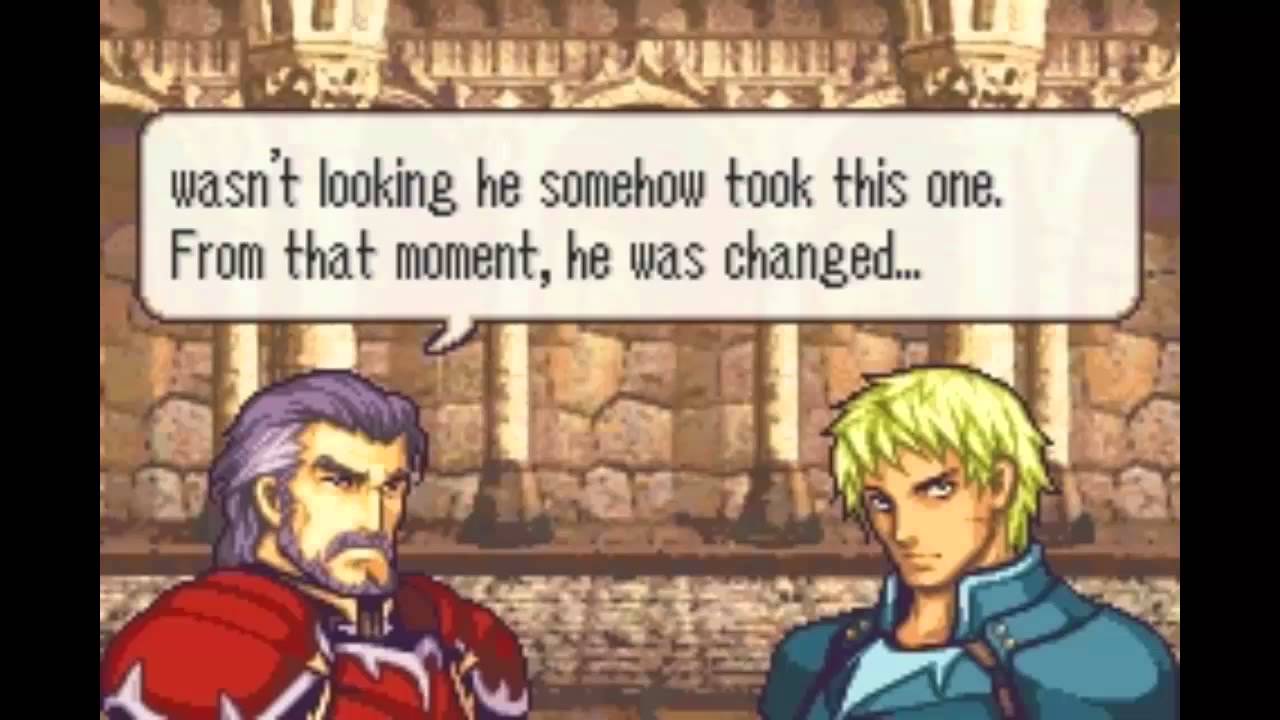 Fire Emblem: The Sacred Stones - Cormag & Duessel Support - YouTube