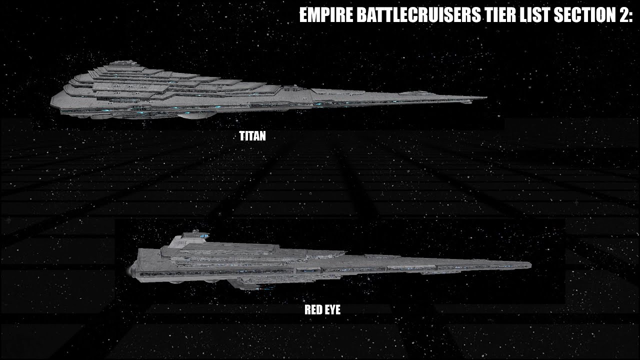 Star Wars: Empire Battlecruisers Tier List - II - YouTube