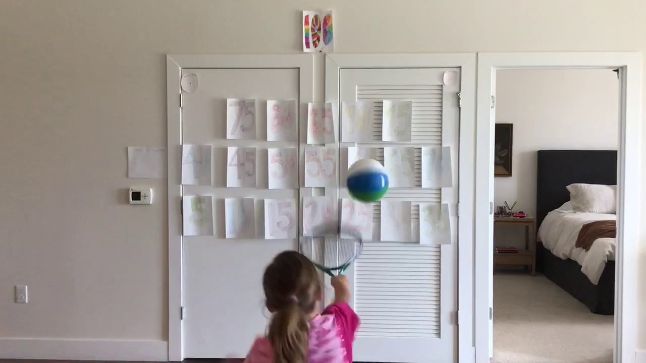 Tennis Beach Ball Darts - YouTube