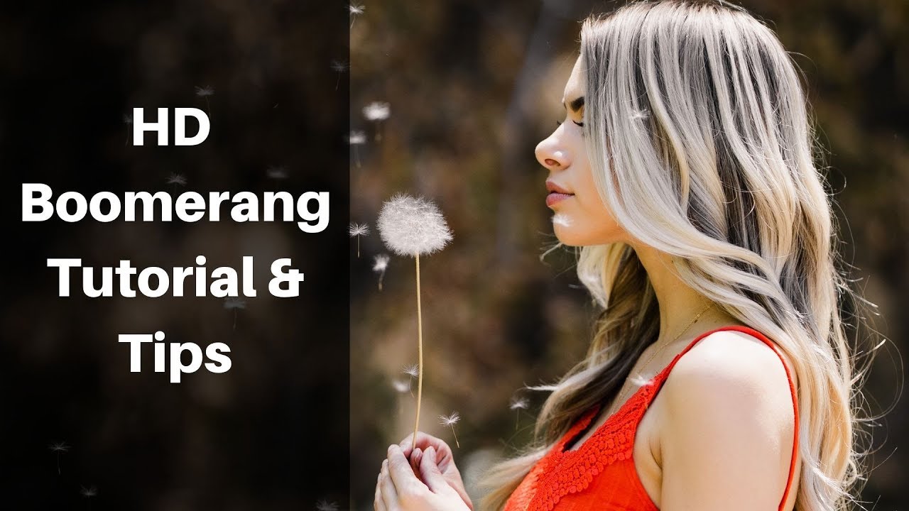 HD Boomerang Tutorial - How to create unique HD Boomerang Looping Video ...
