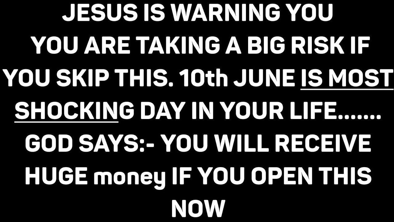 💌JESUS IS WARNING YOU ← YOU ARE TAKING A BIG RISK IF YOU SKIP THIS ...