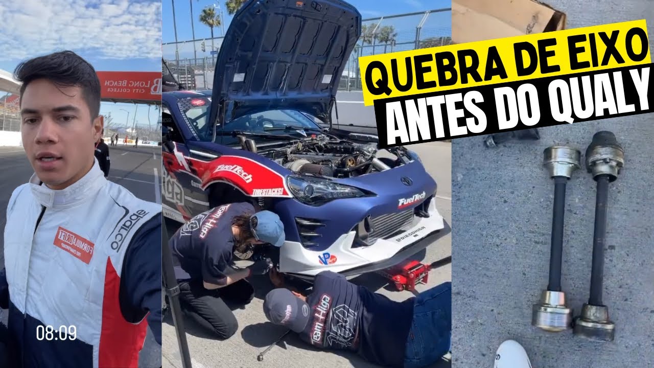DIEGO HIGA QUEBRA EIXO DO GT86 NO TREINO FORMULA DRIFT 2023 - YouTube
