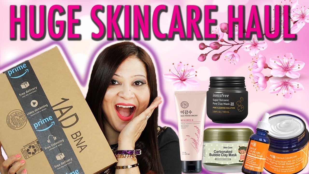 HUGE SKINCARE HAUL 2020 | KOREAN SKINCARE HAUL | UNBOXING - YouTube